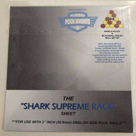 Shark Supreme Pool Rack 2-Inch Balls - For the best break in Pool